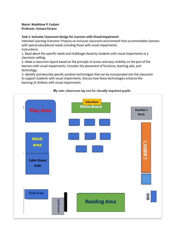 Iep Plan | Download Free PDF | Classroom | Visual Impairment