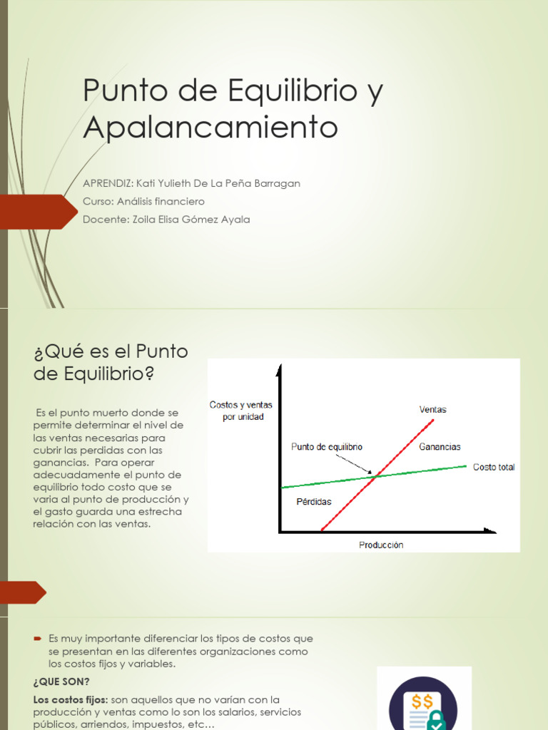 Punto de Equilibrio3 | PDF | Apalancamiento (Finanzas) | Business