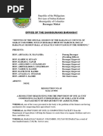 SGLGB Template - Barangay Full Disclosure Board | PDF