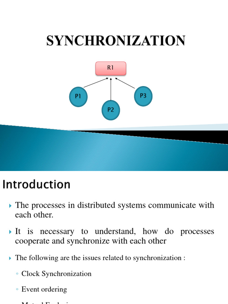 Synchronization Pdf Distributed Computing Computer Science 6603