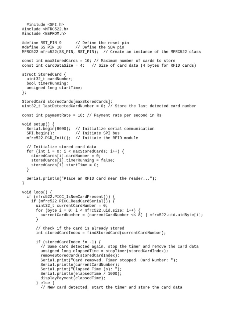 Rfid Card Pdf Computer Programming Computing 7764