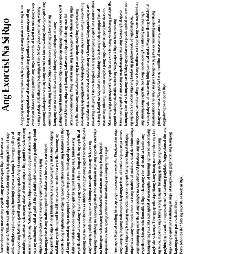 Story Filipino | PDF