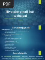 Hivatalos Level Minta | PDF