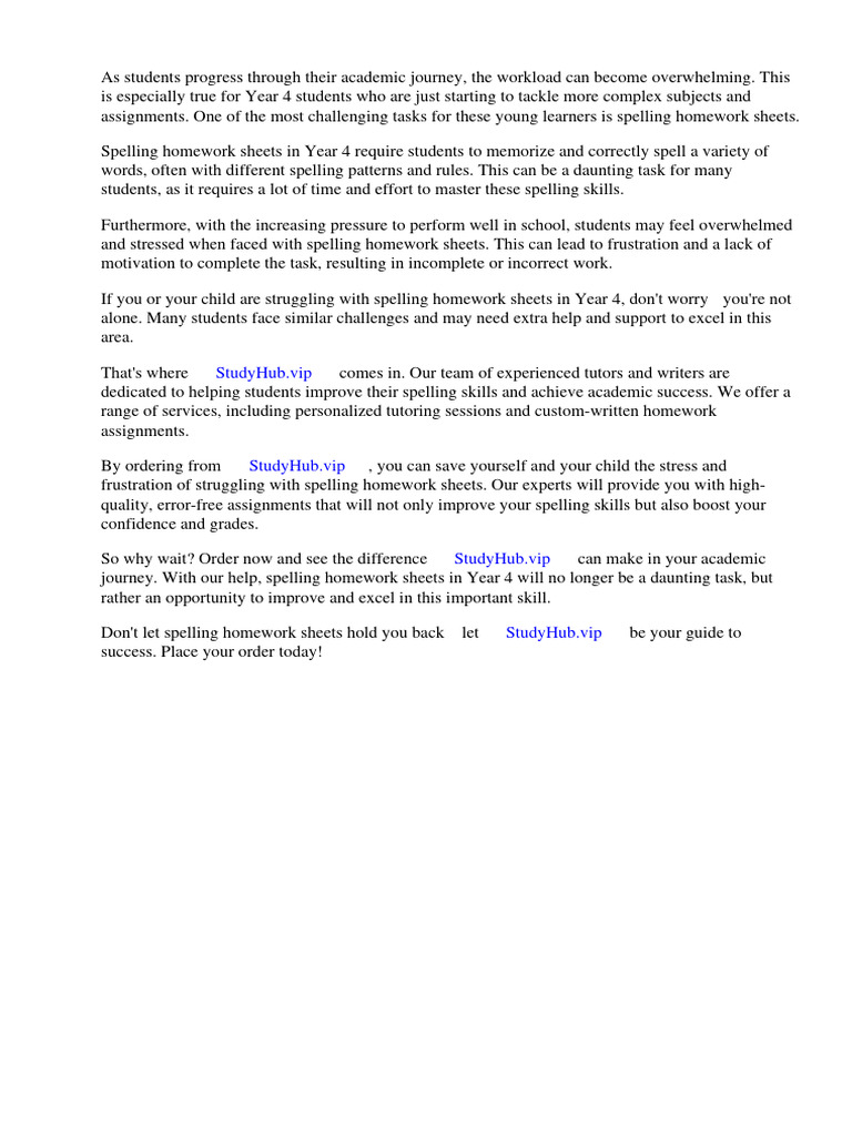 Spelling Homework Sheets Year 4 | Download Free PDF | Phonics | Worksheet
