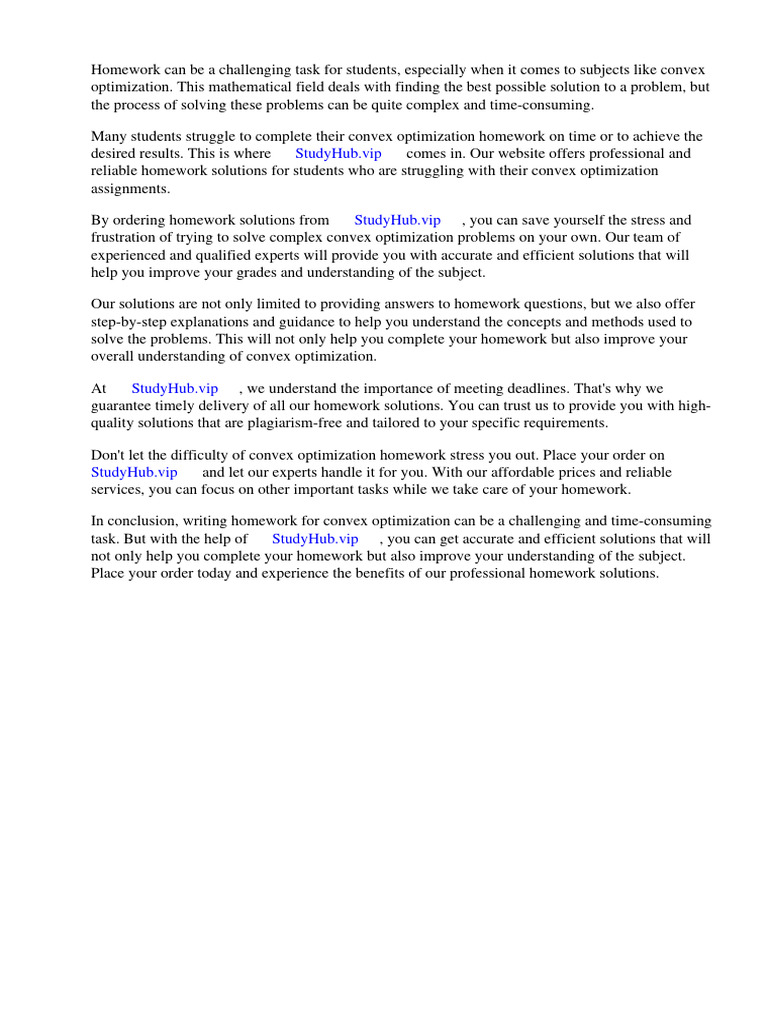 Convex Optimization Boyd Homework Solutions | Download Free PDF ...