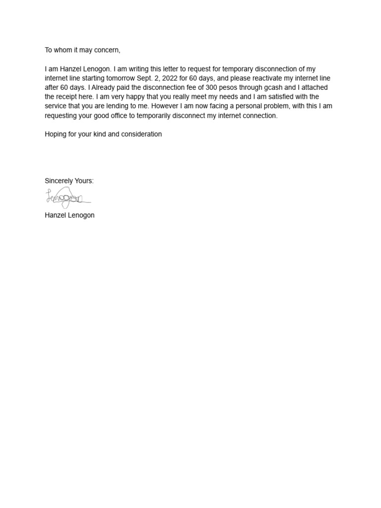 Letter Request For Converge | PDF