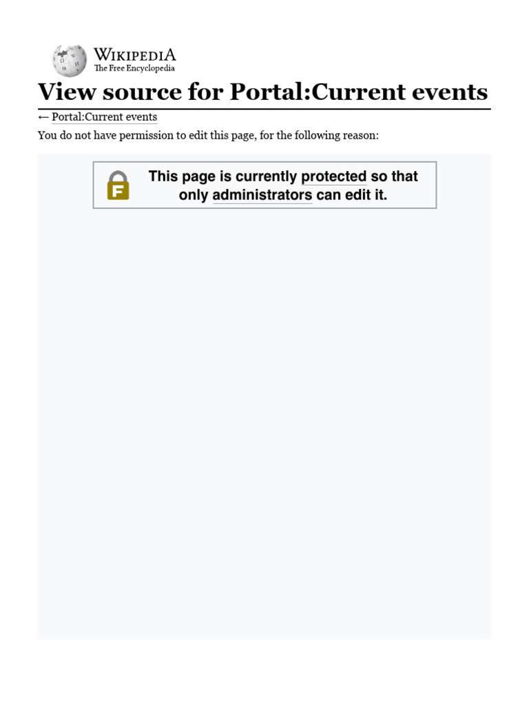 View Source For Portal-Current Events - Wikipedia | PDF | Wikipedia ...
