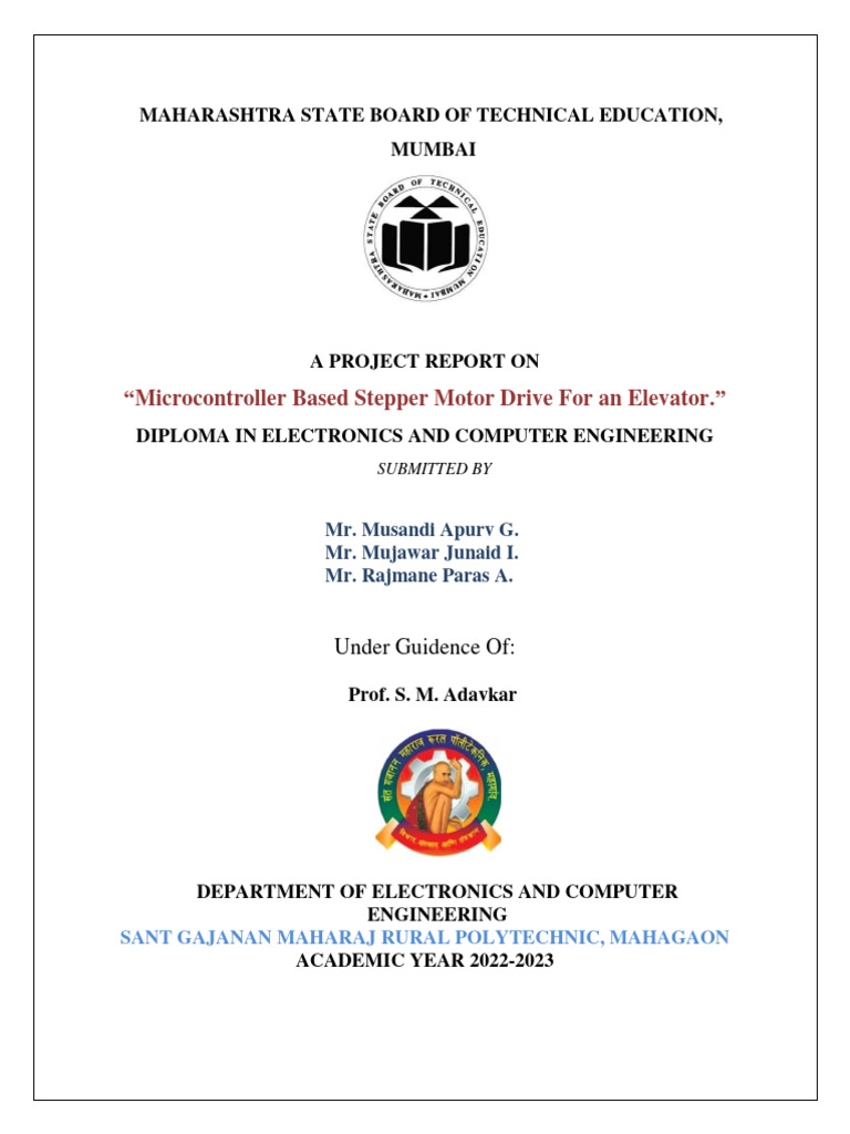 MAA Project Ready | PDF | Elevator | Electric Motor