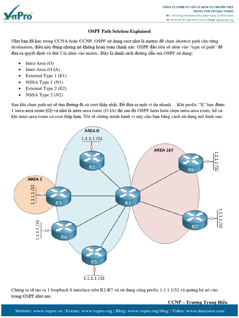 OSPF Path Selection Explained | PDF