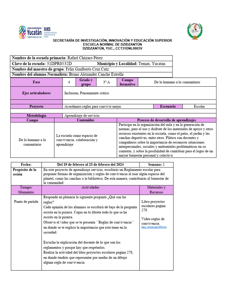 Acordamos reglas para convivir mejor | PDF | Escuelas | Educación primaria Acordamos reglas para convivir mejor | PDF | Escuelas | Educación primaria