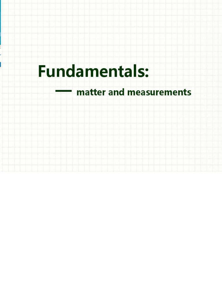 Matter and Measurements | PDF | Significant Figures | Metrology