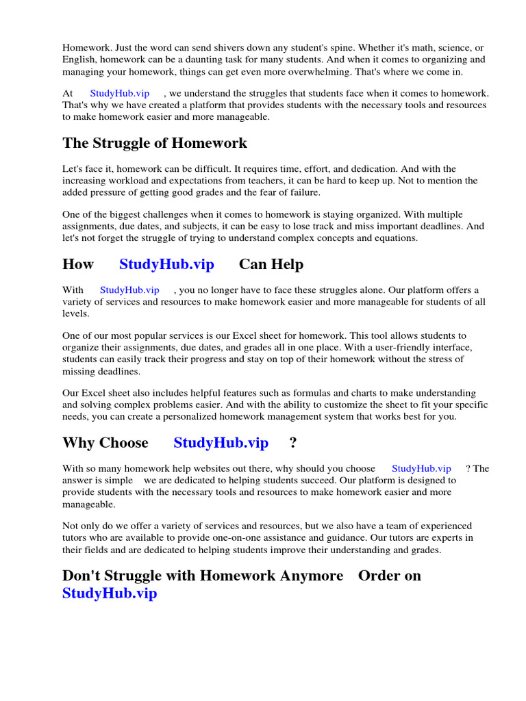 Homework Excel Sheet | PDF | Homework