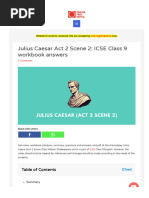 Julius Caesar (Workbook) - 1 | PDF