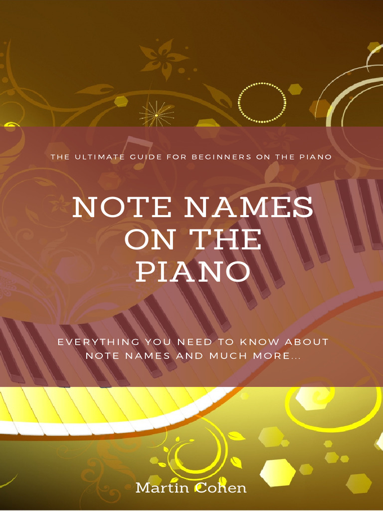 Note Names On The Piano | PDF | Piano | Musicology