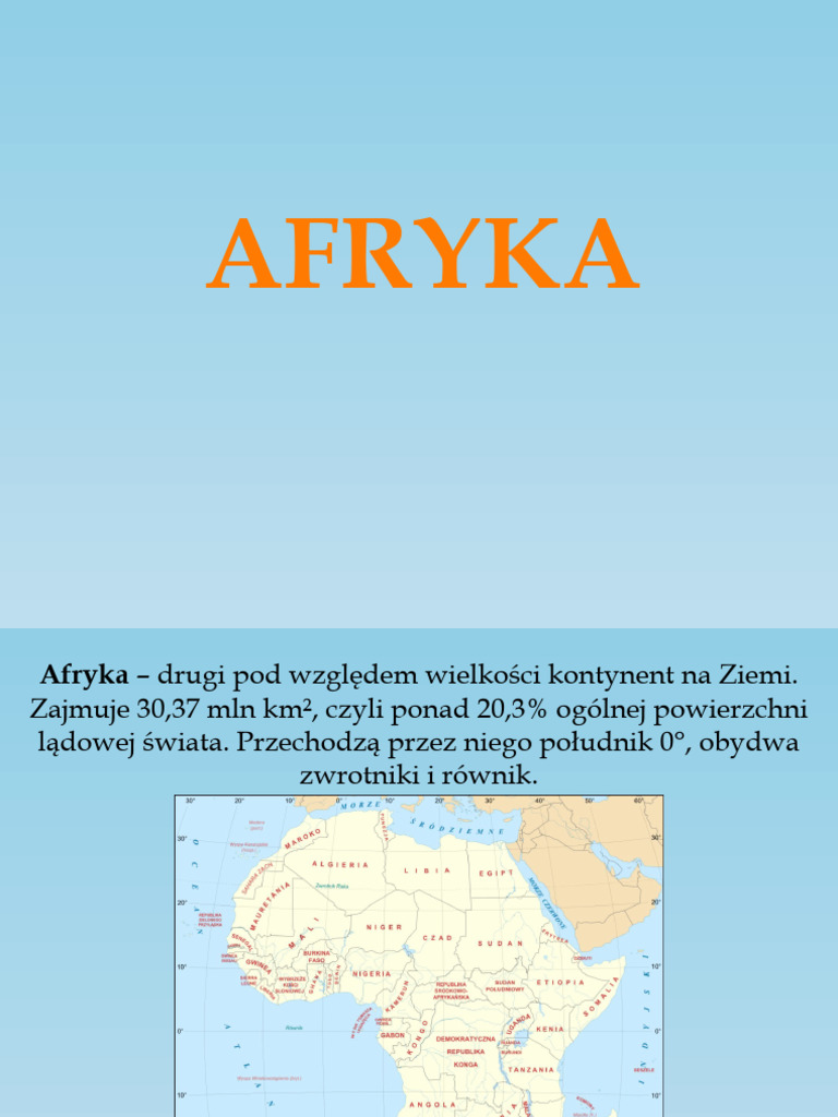 Afryka | PDF