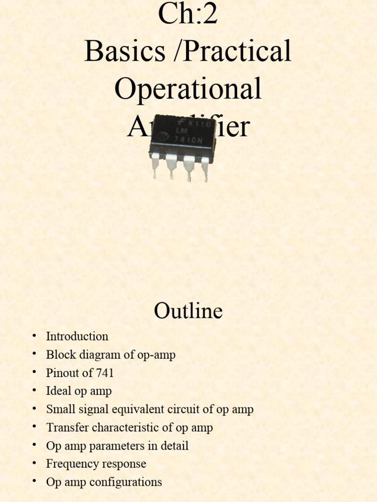 Practical Op-Amp Circuit Basics | PDF | Operational Amplifier | Amplifier