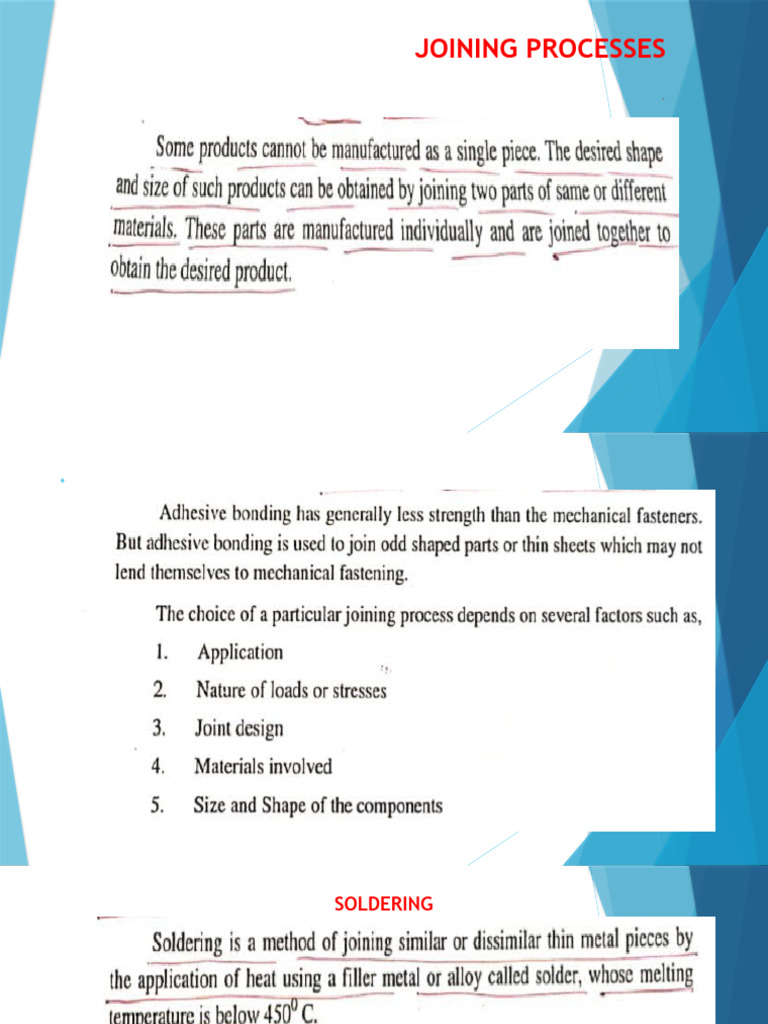 Joining Processes | PDF