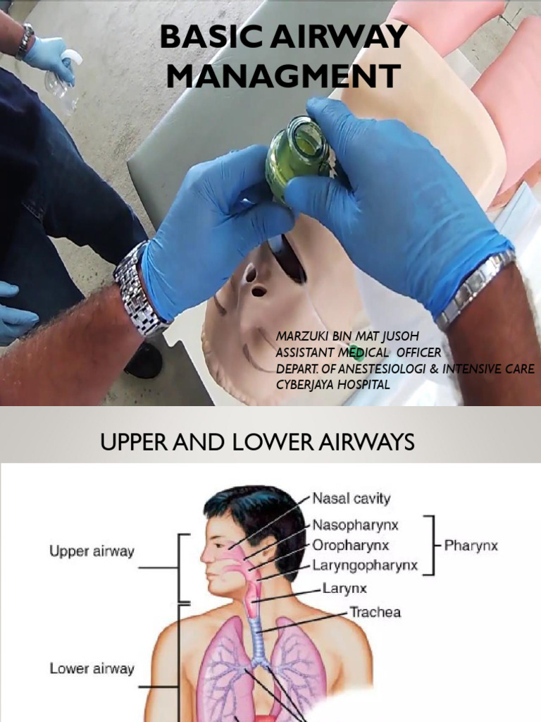 1. Basic Airway Management | PDF | Intensive Care Medicine | Respiratory System