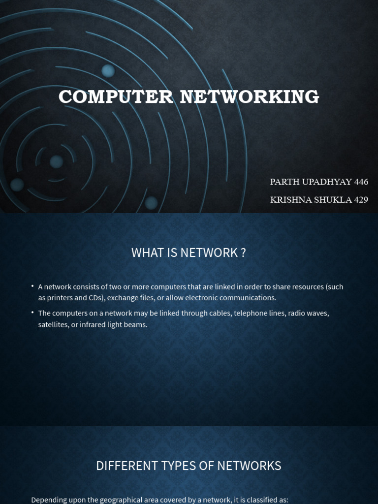 Computer Networking Parth | PDF