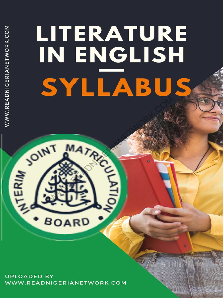 Literature Ijmb Syllabus | PDF