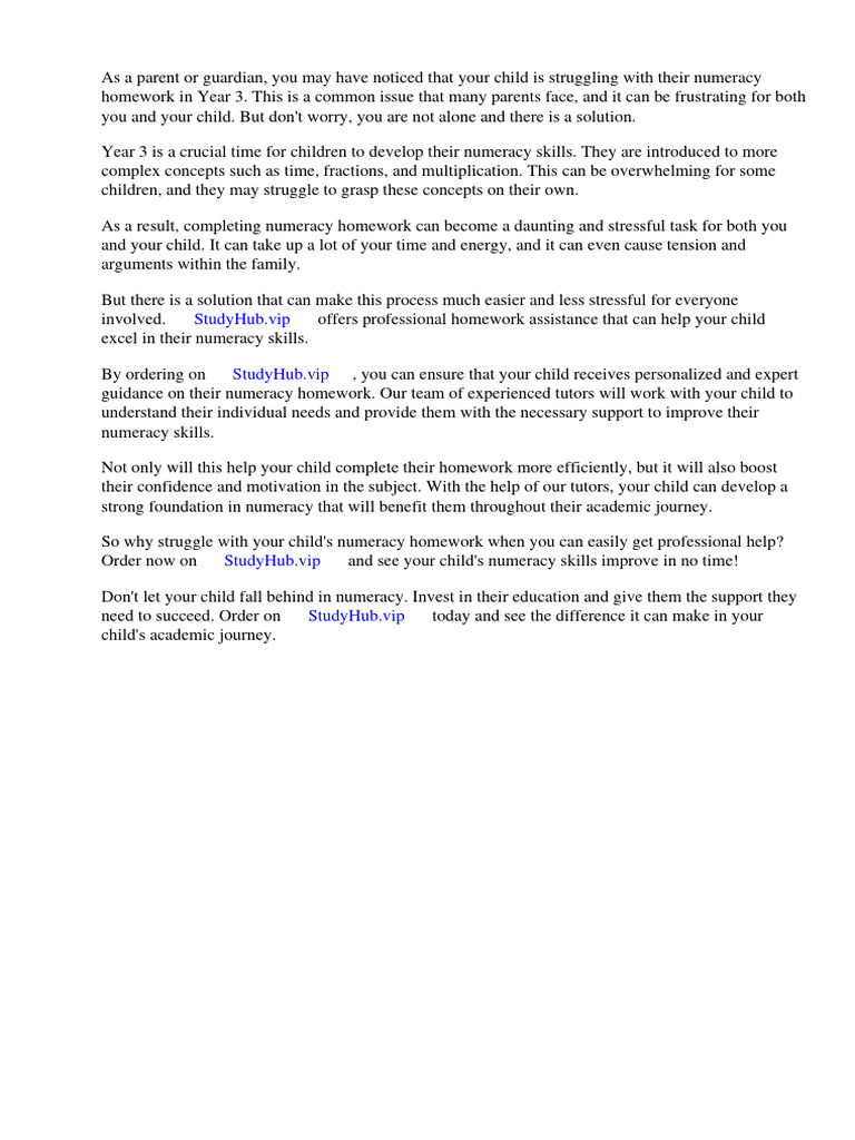 Numeracy Homework Year 3 Time | PDF | Worksheet | Mathematics