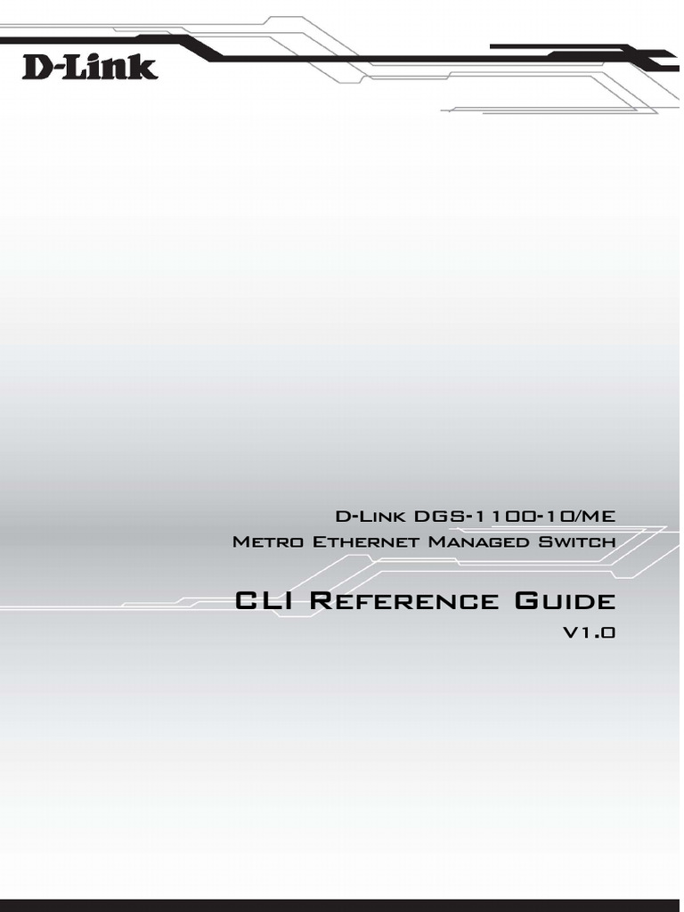 D-Link Metro Ethernet Managed Switch | PDF | Network Protocols ...