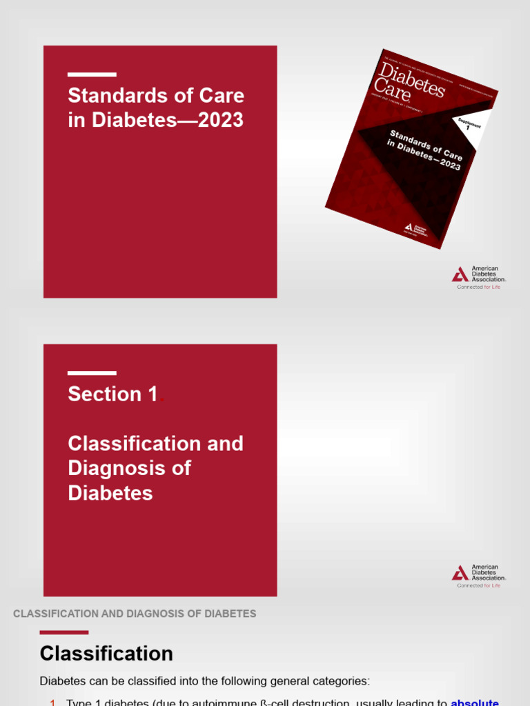 2023 Ada | PDF | Prediabetes | Diabetes