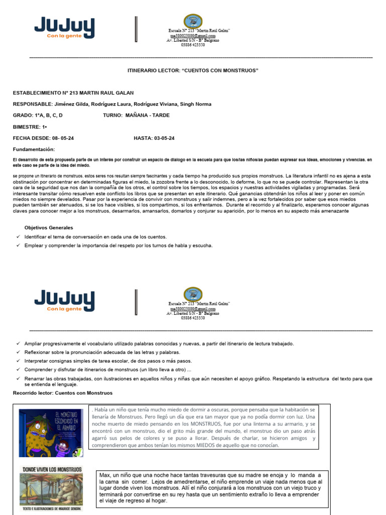 Itinerario Lector 2 | PDF