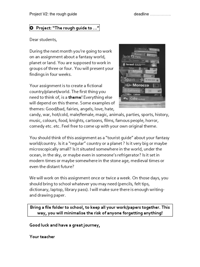 Project Rough Guide | PDF Project Rough Guide | PDF