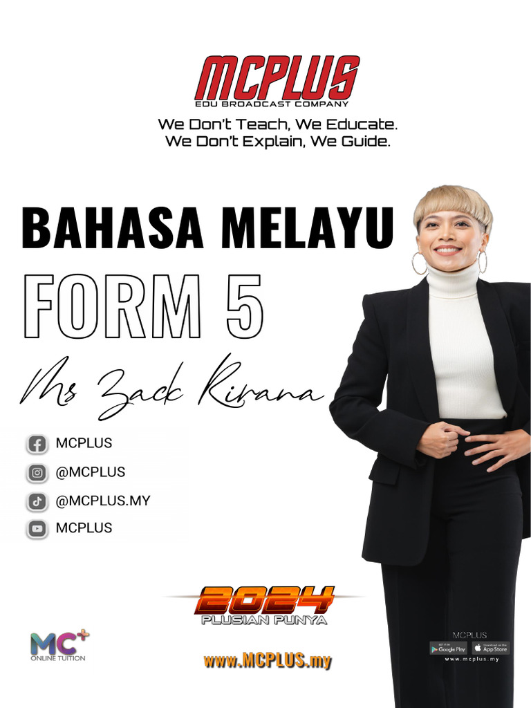 Form 5 b.melayu Ms Zack Kirana 26.01.2024 | PDF