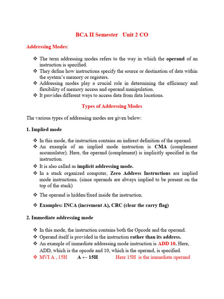 Addressing | Download Free PDF | Office Equipment | Central Processing Unit