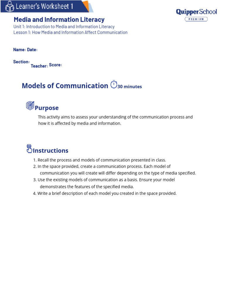 Media Literacy for Students | PDF | Information Literacy | Literacy