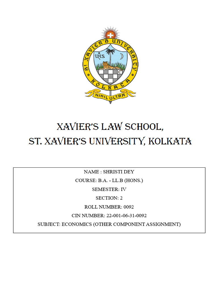 Economics Other Component Assignment | Download Free PDF | Inflation ...