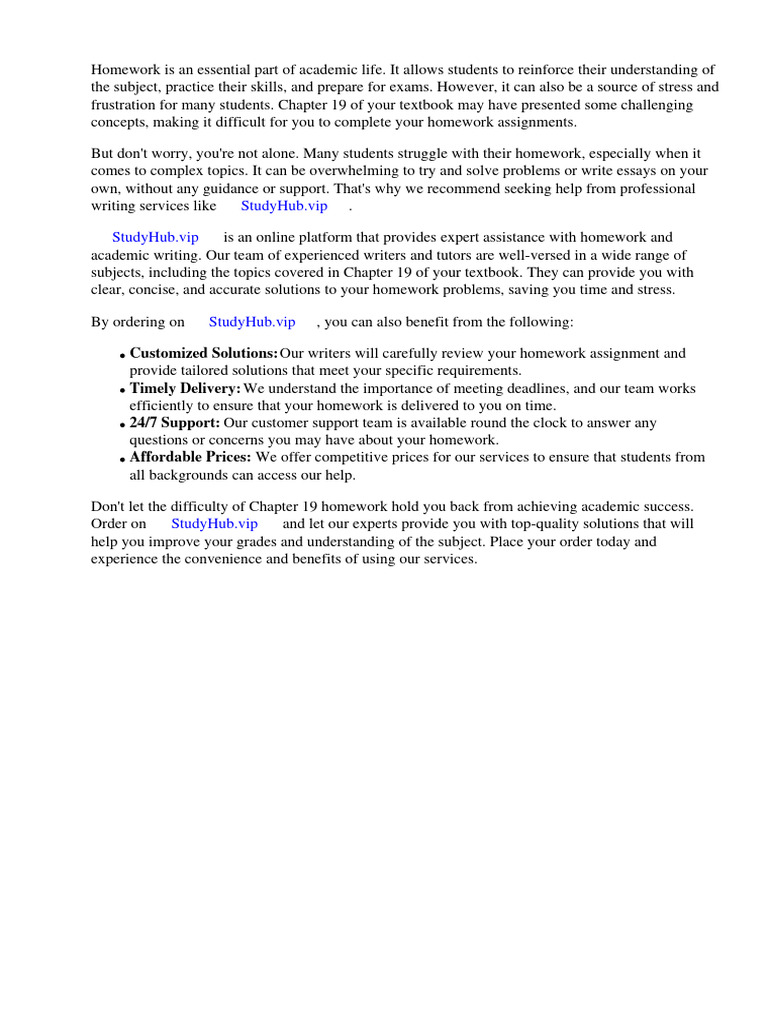 Chapter 19 Homework Solutions Pdf Mathematics Homework
