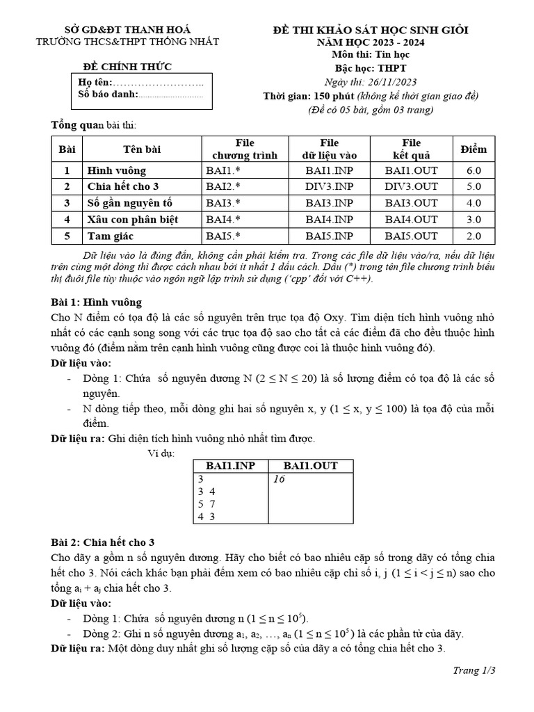 De KSCL HSG - Tin | PDF