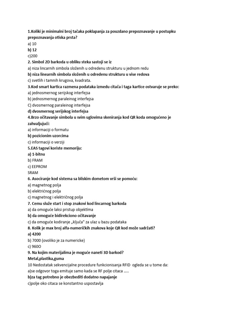 Pitanja Sistemi | PDF