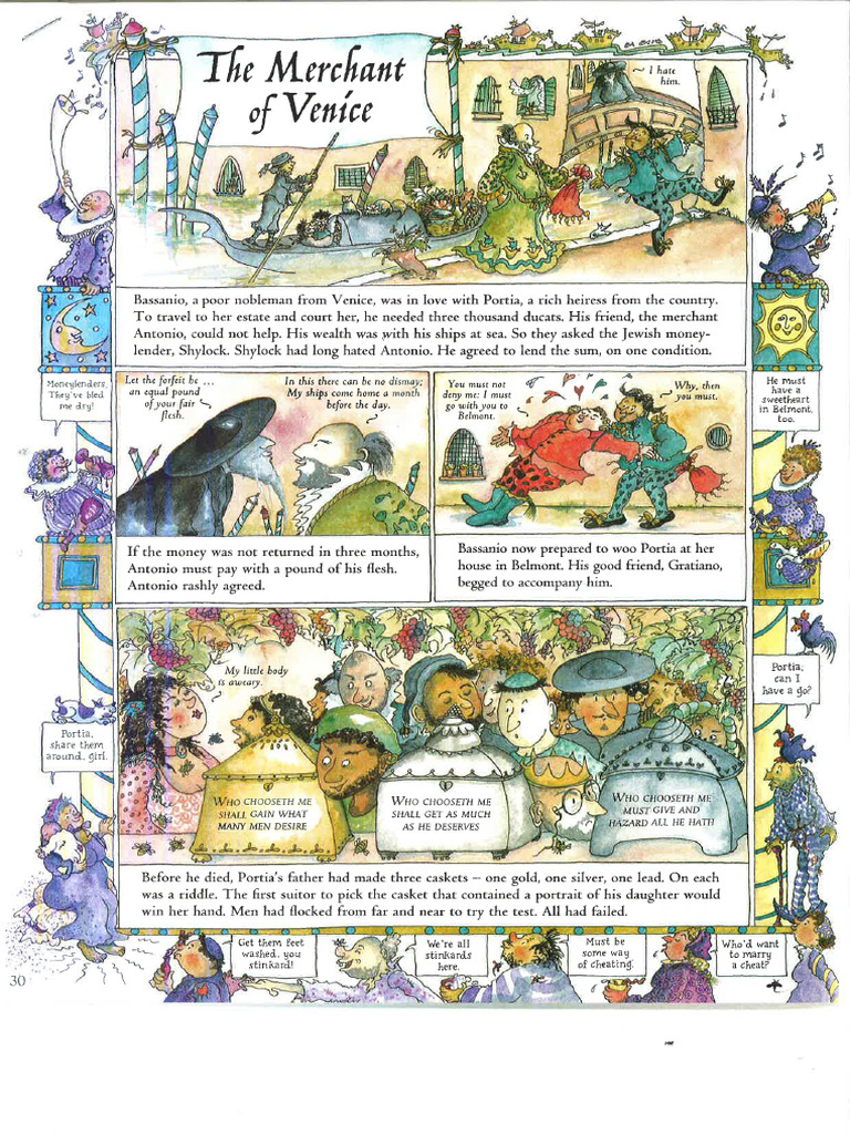 'Merchant of Venice' - Colour Comic | PDF