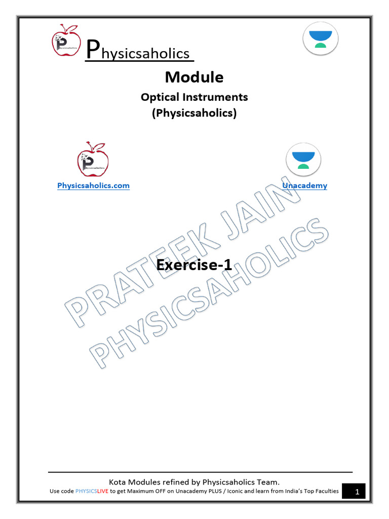 Module Exercise 1-Optical Instrument | PDF | Electromagnetic Radiation ... Module Exercise 1-Optical Instrument | PDF | Electromagnetic Radiation ...