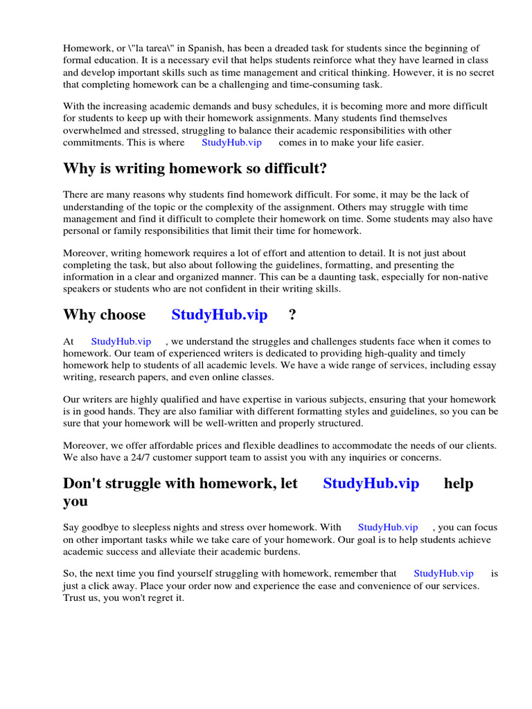 Homework (La Tarea) (1991) | PDF | Translations | Snapchat