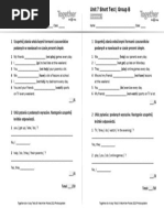 Test Diagnostyczny Z Języka Angielskiego - 4 Klasa | PDF