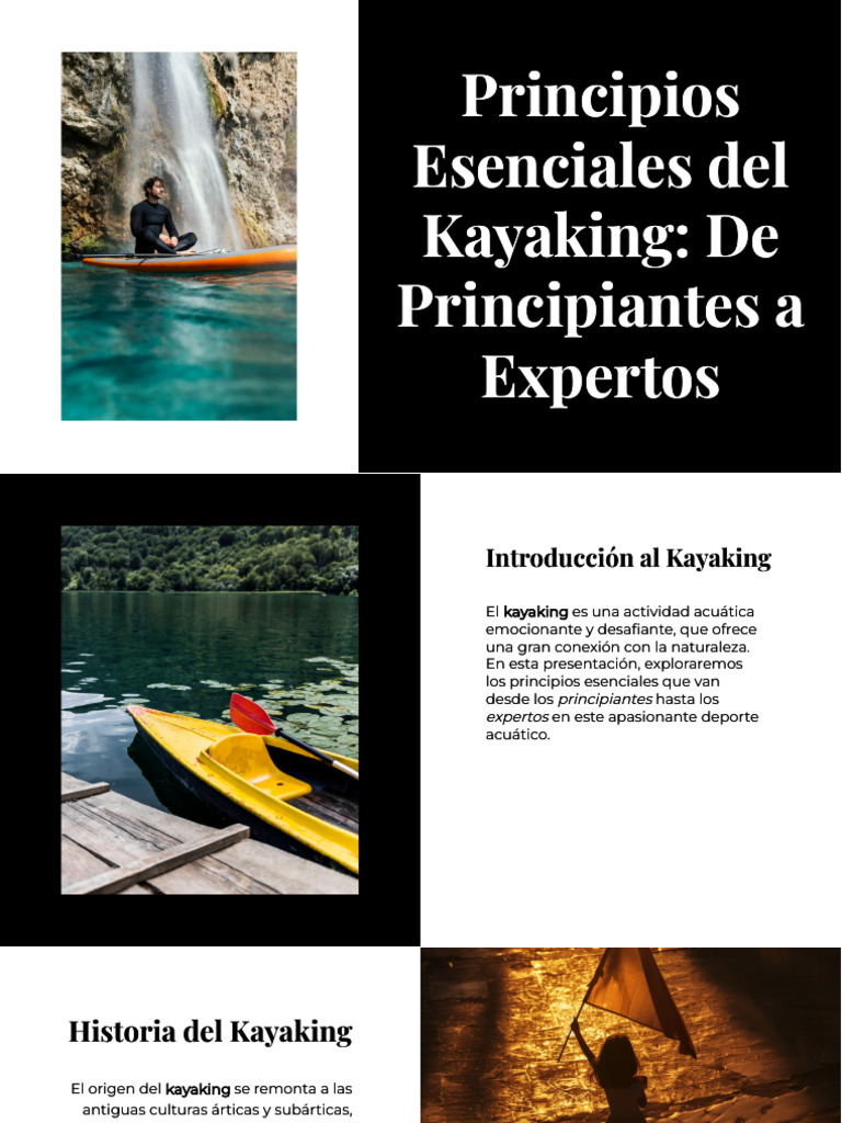 Principios Clave del Kayaking para Todos | PDF | Kayac