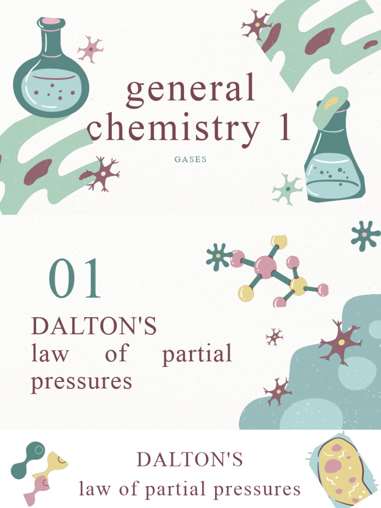 Daltons Law of Partial Pressures | PDF | Stoichiometry | Gases