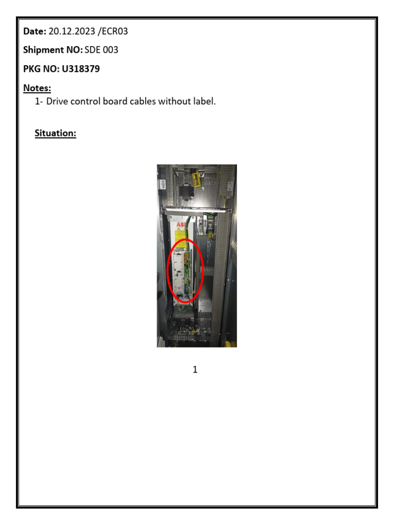 SDE 003 ECR03 Panels | PDF
