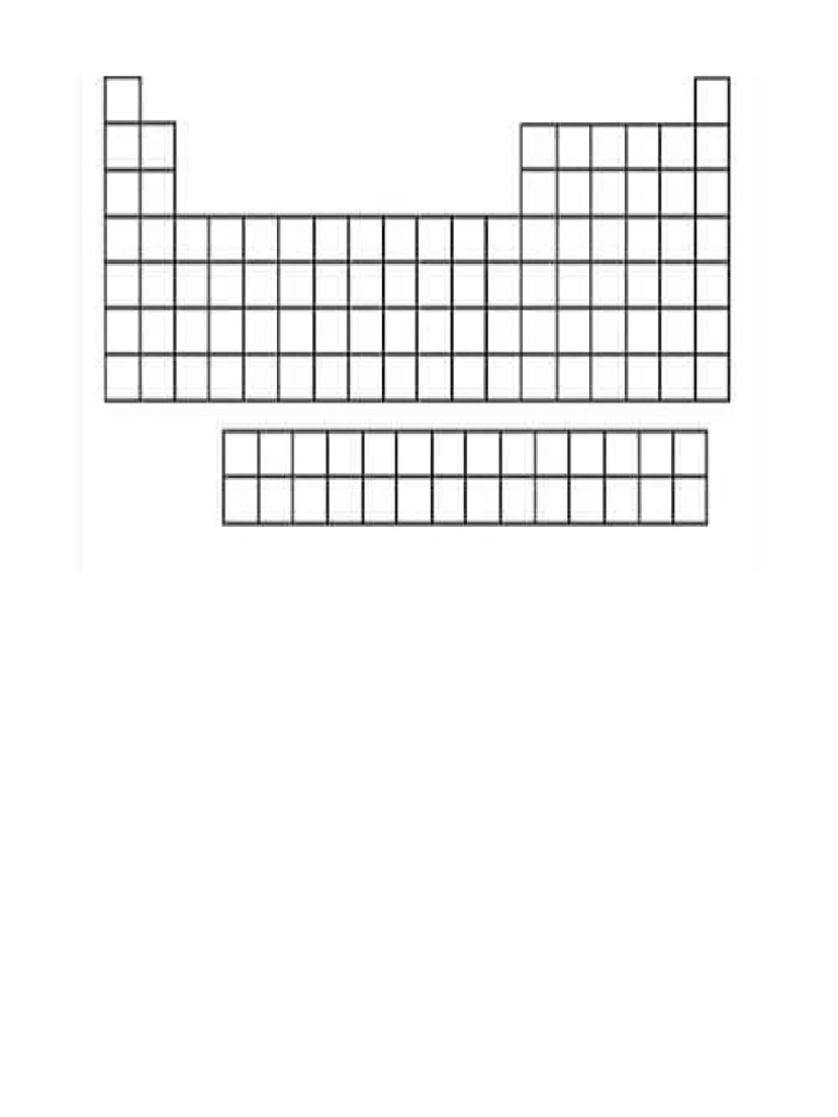 Blank Periodic Table (1) | PDF