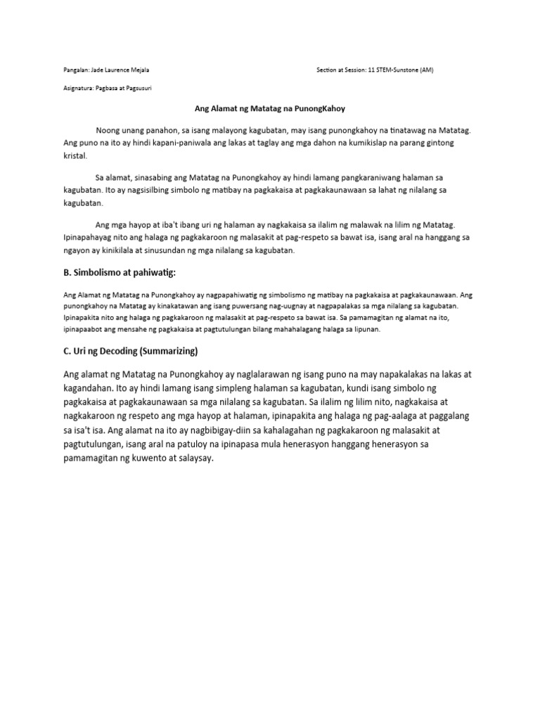 Filipino Project WPS Office | PDF