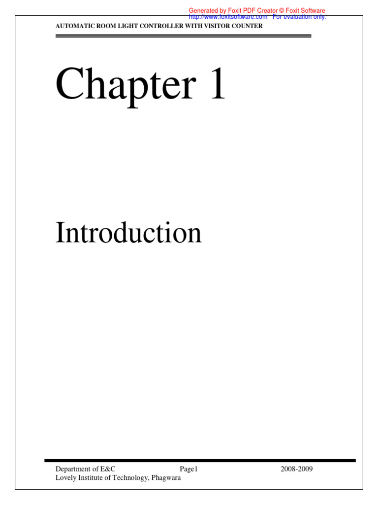 Automatic Room Light Controller With Vis | PDF | Bipolar Junction ...