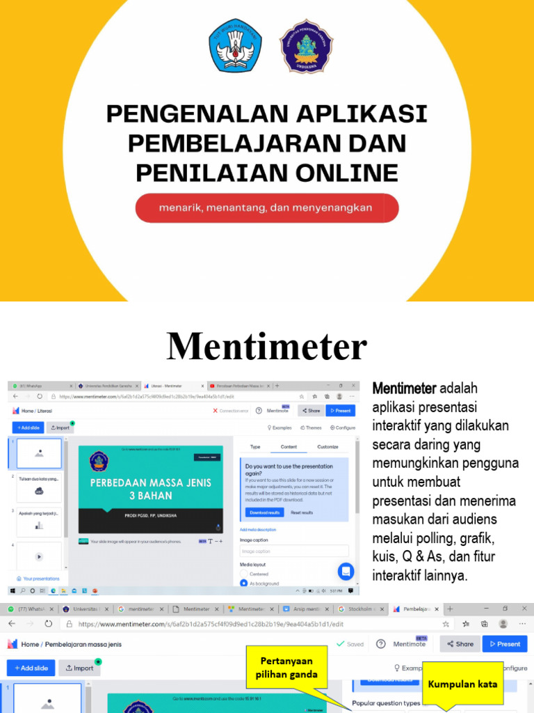 1 Pembelajaran Dan Penilaian Online Serta AKM | PDF