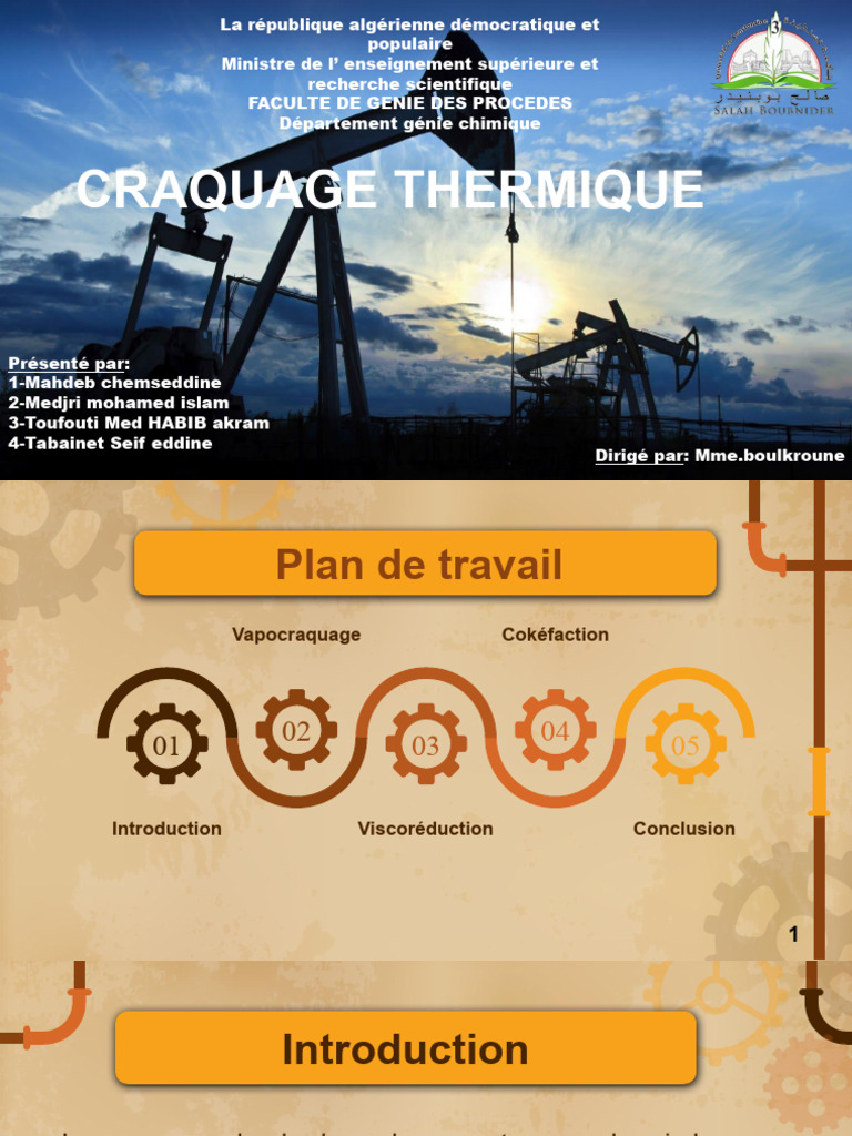 Thermal Craking Version Final | PDF | Hydrocarbures | Génie des ...