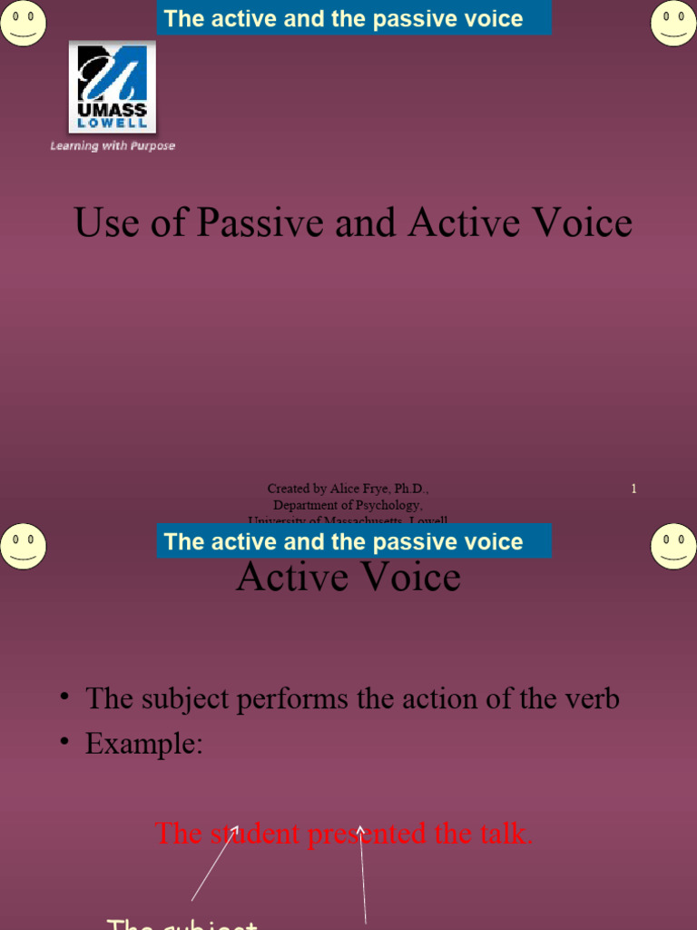 Active Voice and Passive Voice | PDF | Verb | Language Mechanics