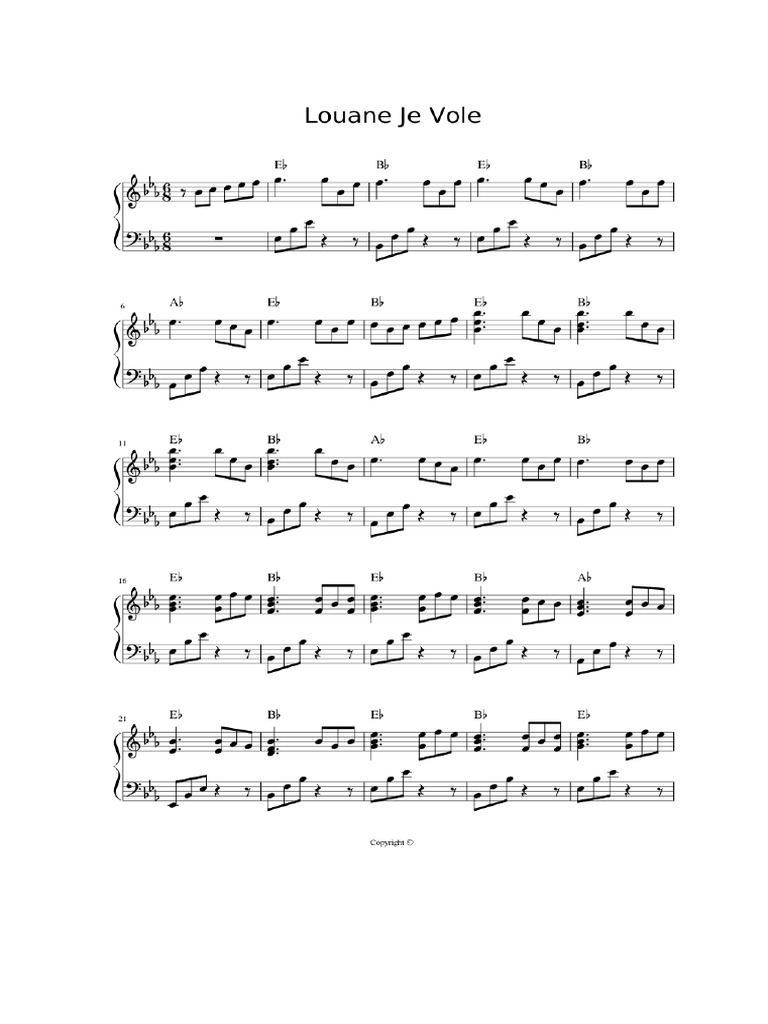 Je Vole Louane | PDF